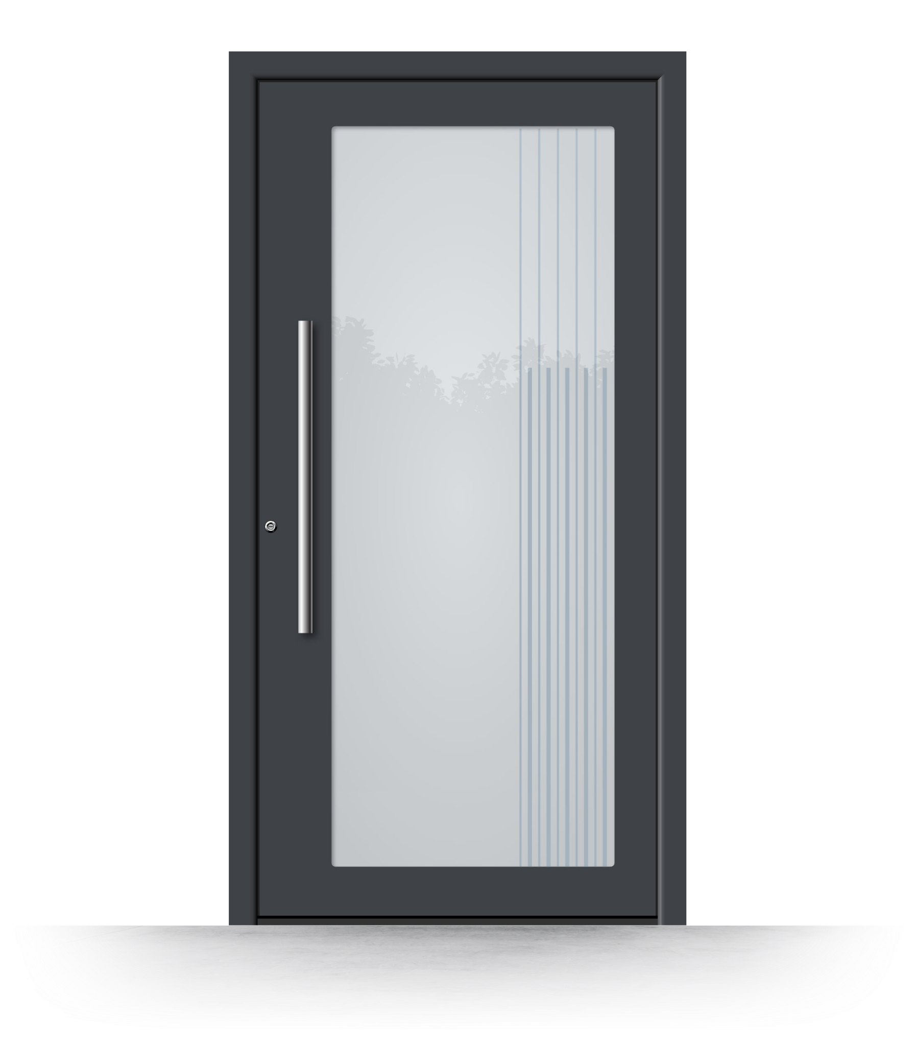 Haustür Anthrazit (RAL 7016) aus Aluminium online kaufen