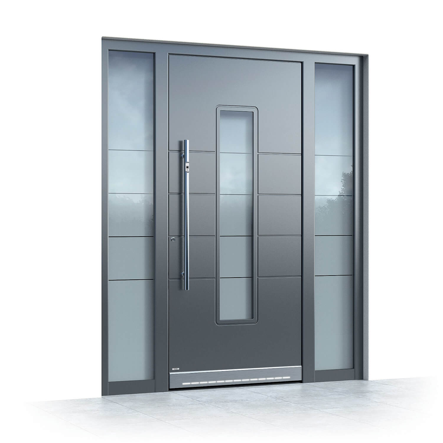 Haustre Grau Mit Glas