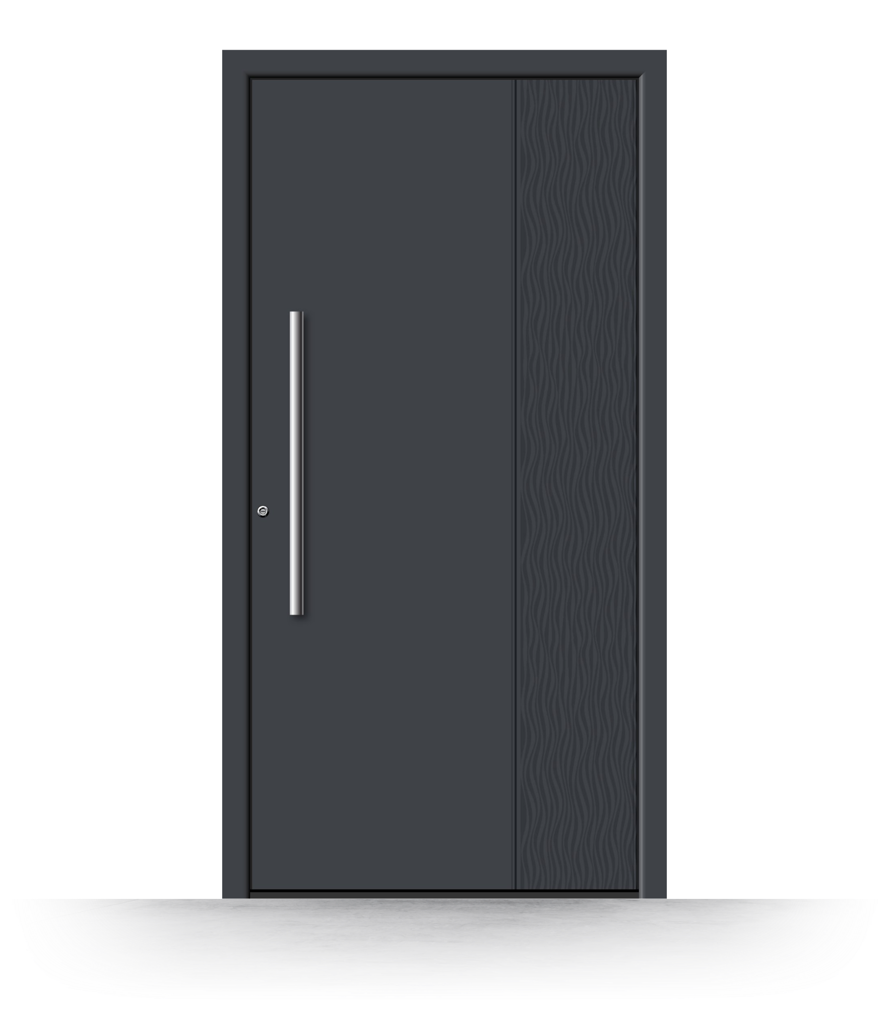 Haustür Anthrazit (RAL 7016) aus Aluminium online kaufen